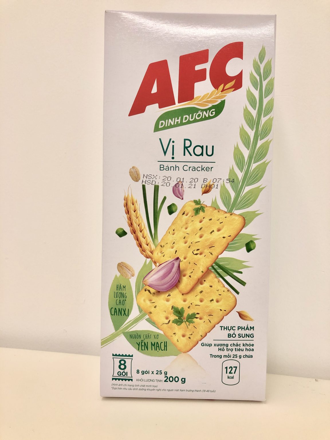 クラッカー「AFC Crunchy Crackers Vegetable Flavor」