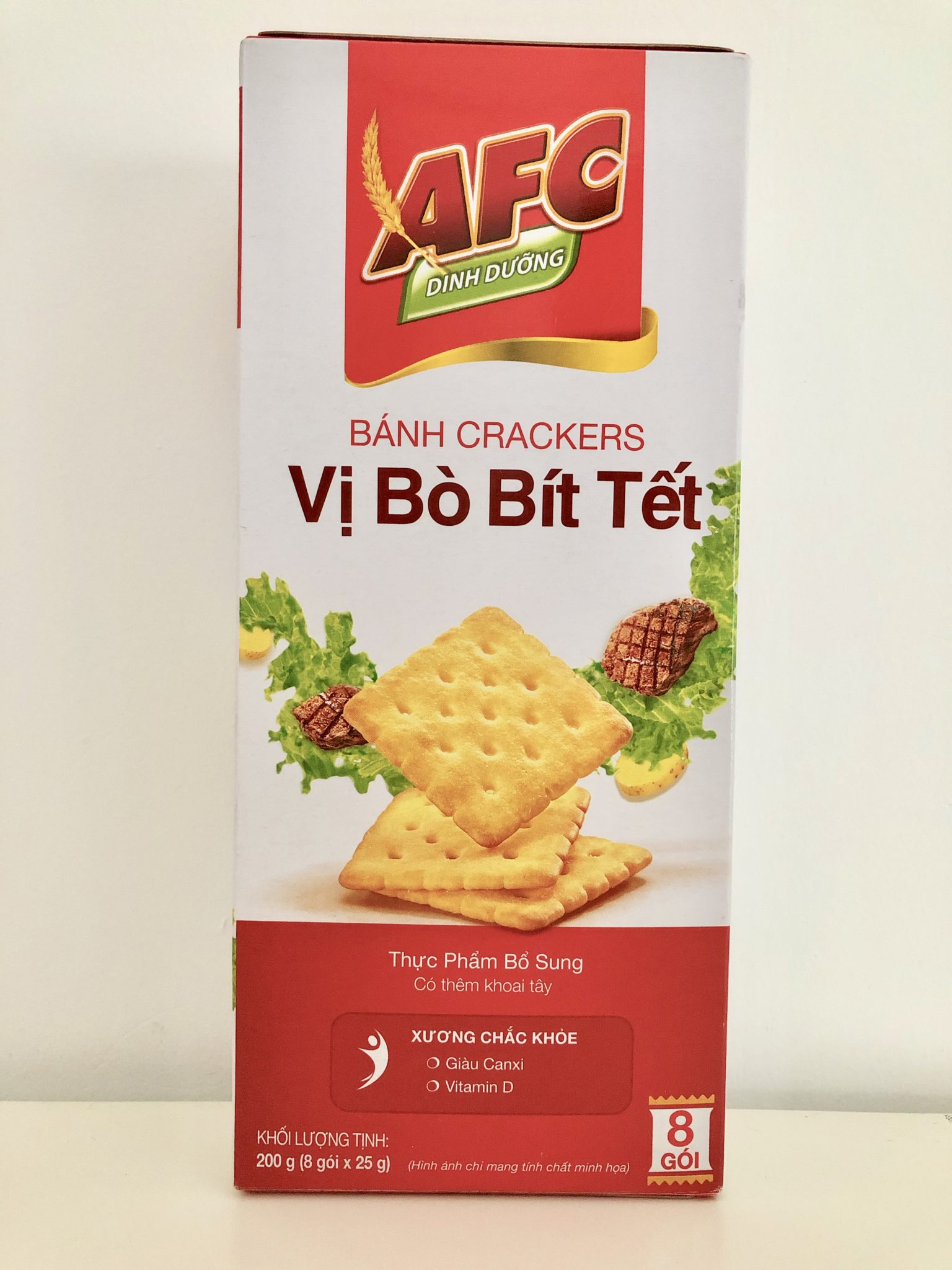 クラッカー「AFC Crunchy Crackers Vegetable Flavor」
