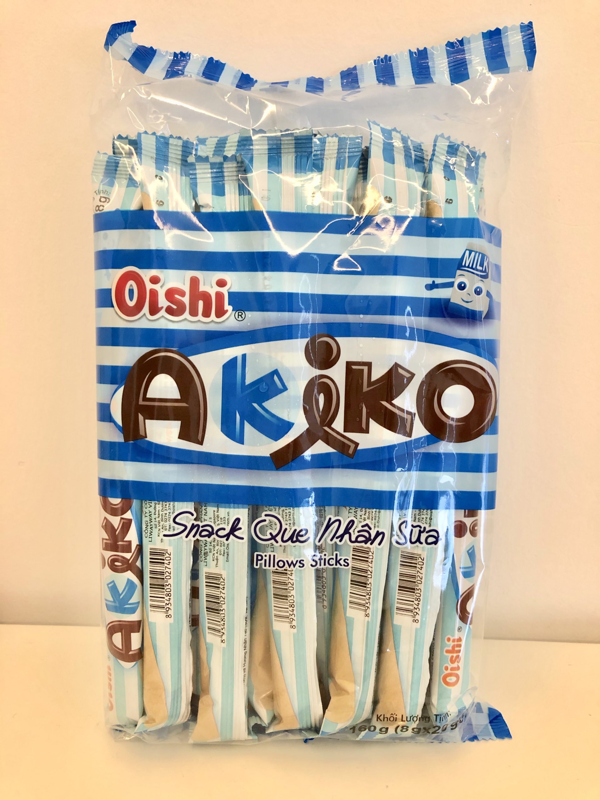 名前がおもしろいね「Oishi Akiko MILK」