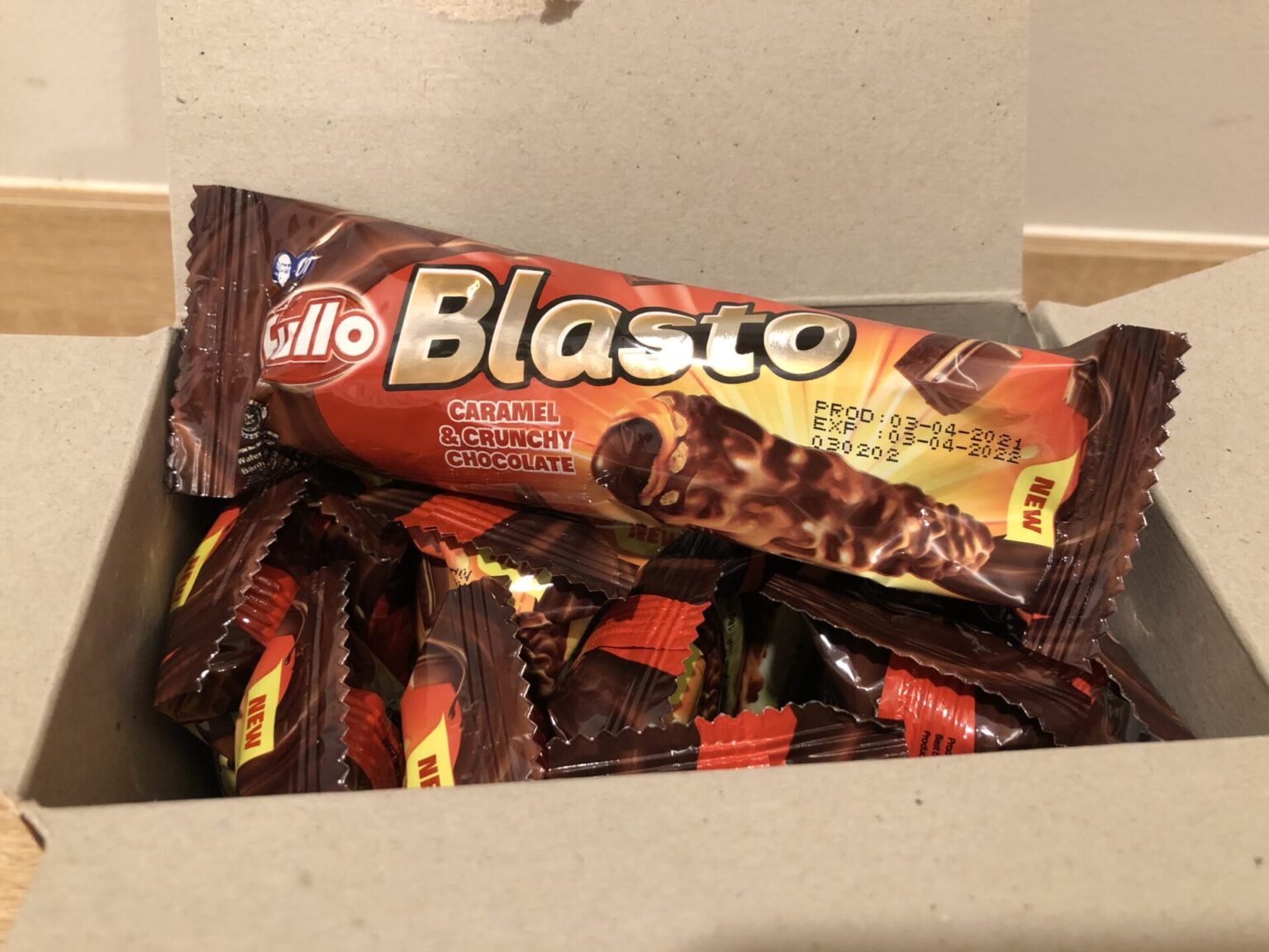 濃厚キャラメルチョコバー！「Fullo – Blasto CARAMEL&CRUNCHY CHOCOLATE」